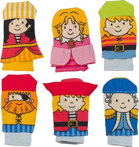 Assortiment de marionnettes à doigt Pirates Le Monde de La Marionnette Boutique de