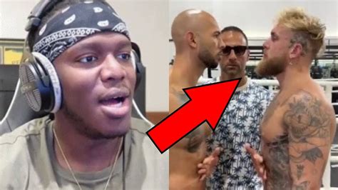 KSI RESPONDS TO JAKE PAUL VS ANDREW TATE FACE OFF! - YouTube