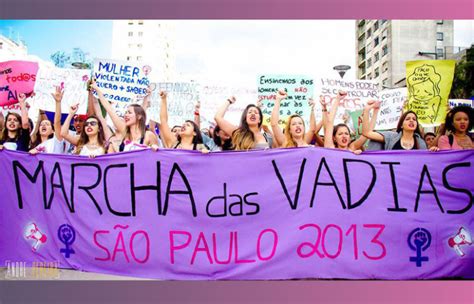 Marcha das Vadias reúne 1 5 mil em SP Vírgula