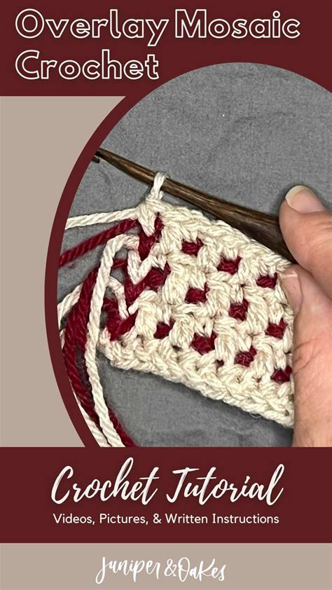 How To Crochet Overlay Mosaic Crochet Patterns Juniper And Oakes