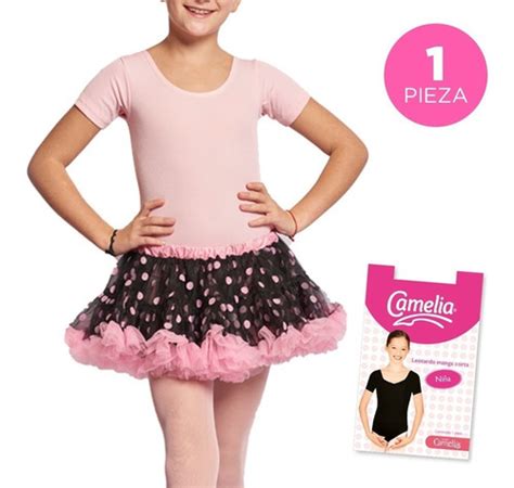 Leotardo Niña Manga Corta Ballet Disfraces Camelia MercadoLibre