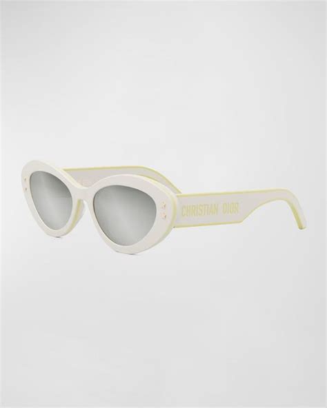 Dior Pacific B1u Sunglasses In White Lyst