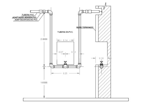 Log Connection In Autocad Cad Download 38 17 Kb Bibliocad