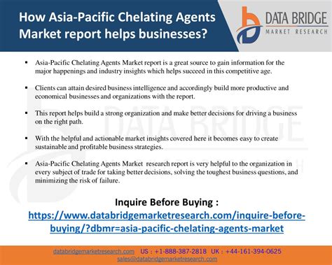 PPT Asia Pacific Chelating Agents Market Insights 2020 Trends Size