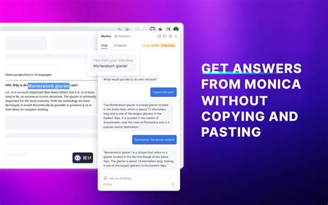 Monica Your Ai Copilot Powered By Chatgpt：智慧助手，回答問題，寫郵件，閱讀文章，智慧搜尋 —ai