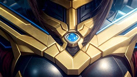 Девушка робот с каштановыми волосами и голубыми глазами · 1920x1080 Full Hd бесплатная