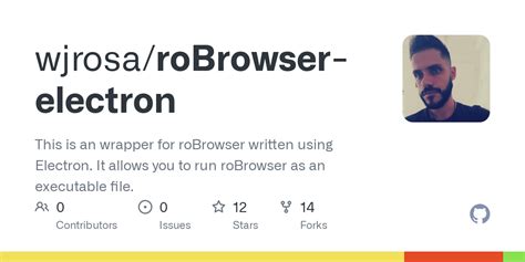 Github Wjrosa Robrowser Electron This Is An Wrapper For Robrowser