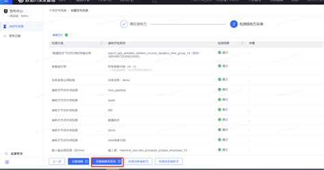 发布中心 Info 任务发布使用示例 《easydata数据开发治理平台faq》