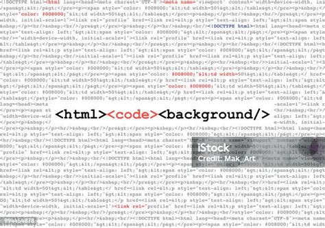 Html 코드 추상적인 배경 코드에 대한 스톡 벡터 아트 및 기타 이미지 코드 Html 컴퓨터 언어 Istock