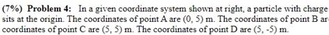 Solved 7 Problem 4 In A Given Coordinate System Shown At