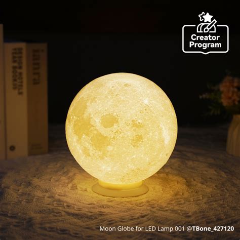 Moon Globe For Led Lamp Kit Bambu Lab Au Store