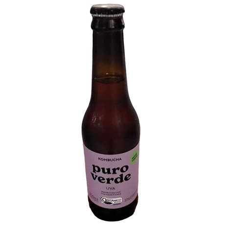 Kombucha Uva Ml Puro Verde Veio Da Terra