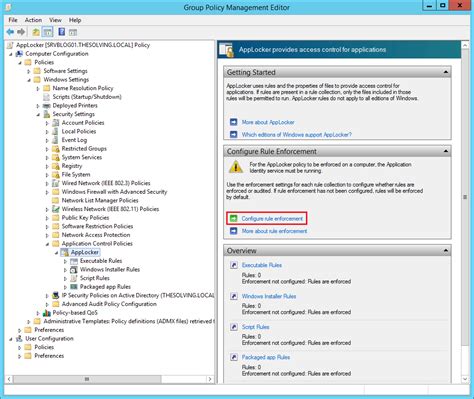 Enforce Software Restriction Policies With Applocker