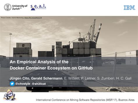 an empirical analysis of the docker container ecosystem on github