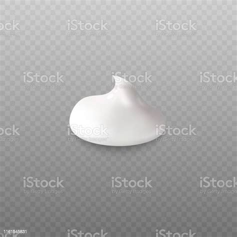 흰색 배경에 격리 된 현실적인 흰색 크림 Blob 방울에 대한 스톡 벡터 아트 및 기타 이미지 방울 벡터 질감 Istock
