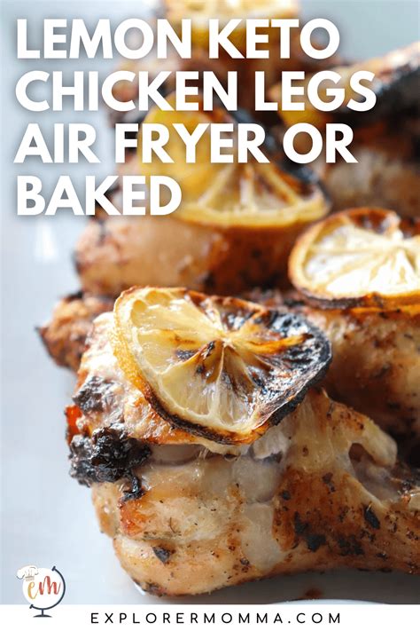 Keto Chicken Legs Air Fryer Or Baked Chicken Drumsticks