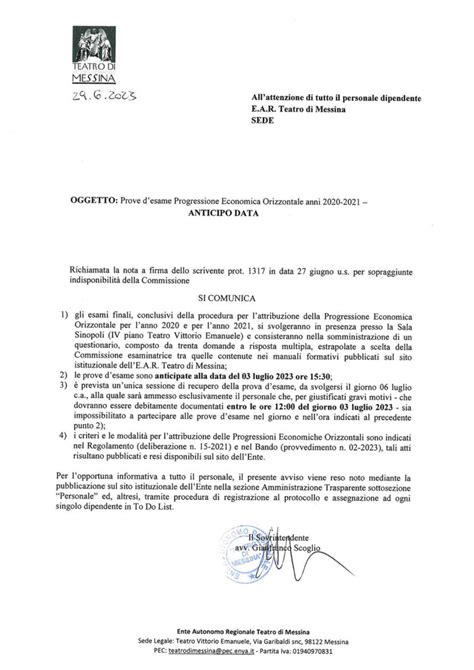 Prove Desame Progressione Economica Orizzontale Anni 20202021 4