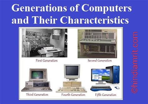 कम्प्यूटर की पीढ़ियां Generation Of Computer In Hindi हिंदी अमृत