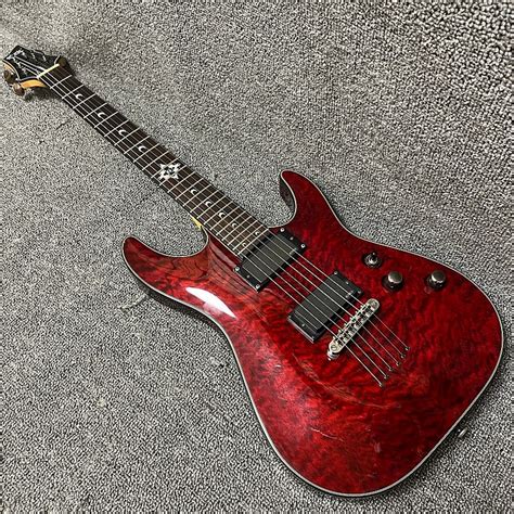 Schecter Diamond Series Hellraiser Dlx Electric Guitars Red Reverb
