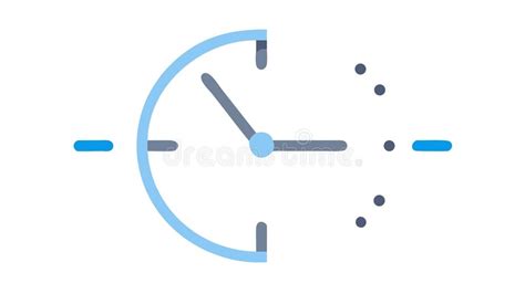 Abstract Time Cycle Icon For Process Or Progress Vector Design