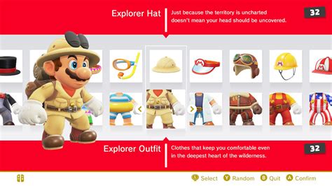 Super Mario Odyssey Check Out Every Mario Outfit All Costumes