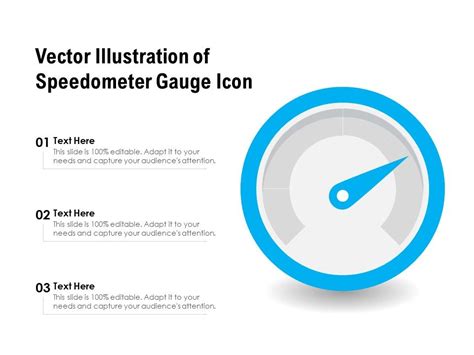 Vector Illustration Of Speedometer Gauge Icon Ppt Powerpoint