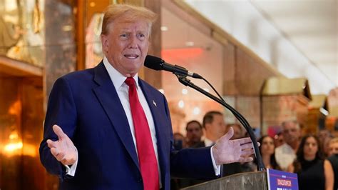 Ansyen Prezidan Donald Trump Denonse Desizyon Jiri A Ki Jwenn Li Koupab