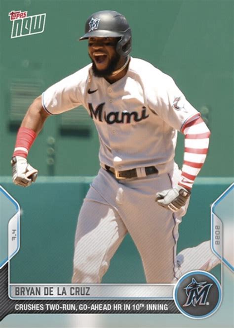 2022 Topps Now 464 Bryan De La Cruz Rc For Sale Online Ebay