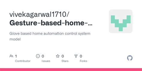 github vivekagarwal1710 gesture based home automation glove based