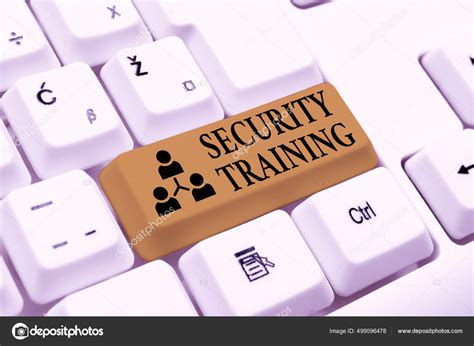 Hand Writing Sign Security Training Business Overview Providing