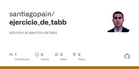 GitHub Santiagopain Ejercicio De Tabb Solucion Al Ejercicio De Tabs