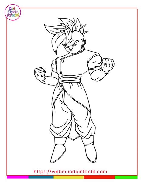 Dibujos De Goku Para Colorear E Imprimir Gratis