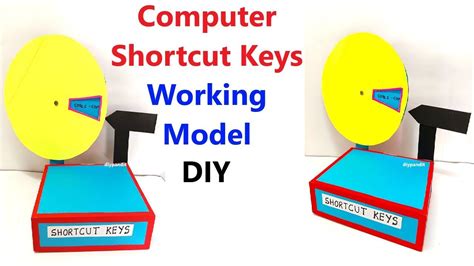 Computer Shortcut Keys Working Model Diy Diypandit Computer Project Diy Pandit
