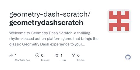 GitHub Geometry Dash Scratch Geometrydashscratch Welcome To Geometry Dash Scratch A