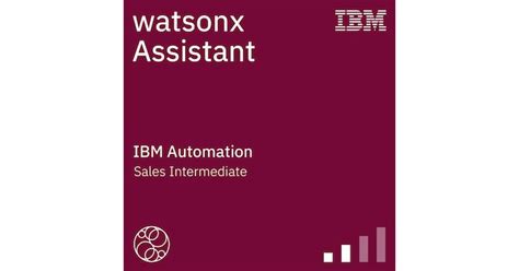 Somnath Chakraborty On Linkedin Watsonx Assistant Sales Intermediate Was Issued By Ibm To Somnath