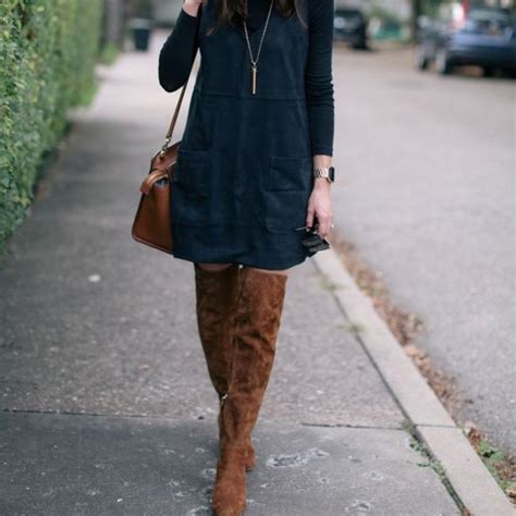 Botas Cafes Con Vestido Atelier Yuwa Ciao Jp