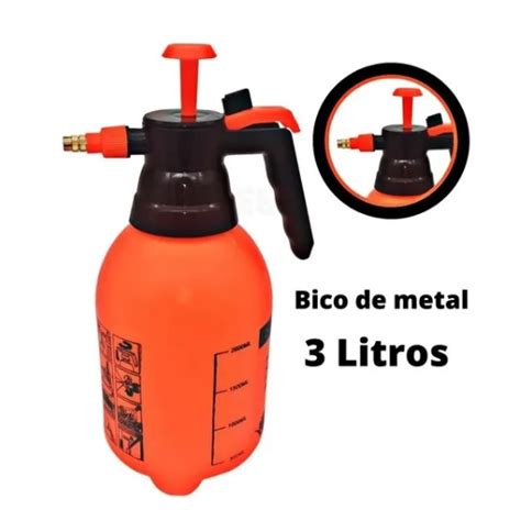 Pulverizador Borrifador Compressao Previa 3 Litros Valvula Shopee