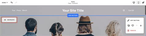 add checkout page to squarespace checkout page