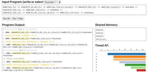 Example Of A Tcla Program Executed Form The Web Interface Download