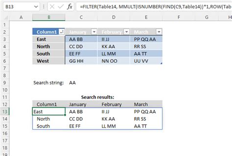 Search For A Text String In A Data Set And Return Multiple Records