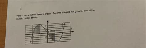 Solved Write Down A Definite Integral Or Sum Of Definite Chegg