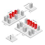 Animated Server Architecture PowerPoint Template