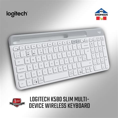 Logitech K580 Slim Multi Device Wireless Keyboard Shopee Philippines