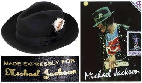 Lot Detail Michael Jacksons Famous Stage Worn Black Fedora From