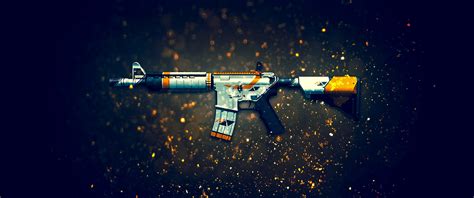 CS GO M4A4 Asiimov Skin 4K 3840x2160 20 Wallpaper PC Desktop