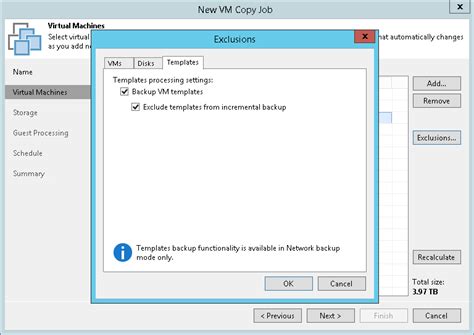 第4步从虚拟机拷贝作业中排除对象 Veeam Backup Guide for vSphere