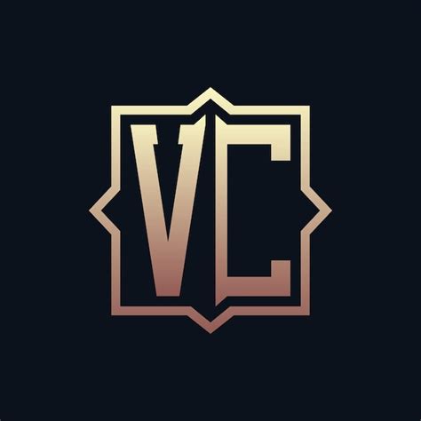 Premium Vector Luxury Initial Vc Monogram Logo Design Elegant Emblem