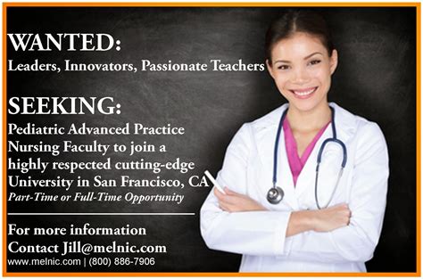 Jobs Nurse Practitioner And Physician Assistant Faculty Pediatric