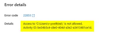 Getting Error Code 22853 While Connecting Local System To Azure Data