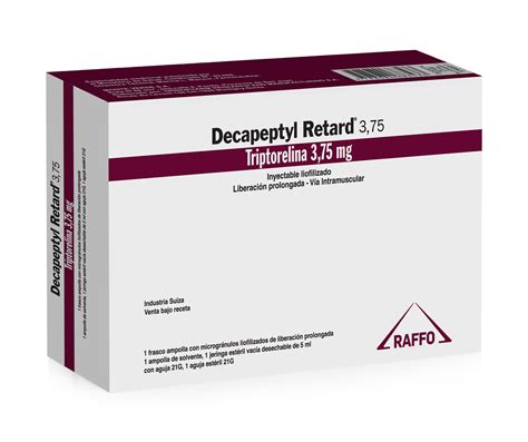 DECAPEPTYL RETARD Triptorelina Laboratorios RAFFO